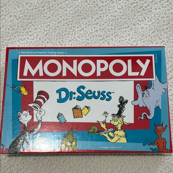 Toys | Dr Seuss Edition Board Game Red And Blue | Poshmark